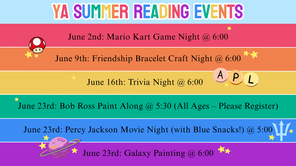 Upcoming Programs - Atchison Public Library